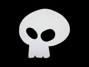 Cómo hacer una máscara de calavera para Halloween